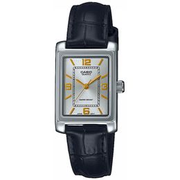 Quarzuhr CASIO TIMELESS COLLECTION "LTP-1234PL-7A2EF" Armbanduhren schwarz Damen Armbanduhr, Damenuhr, analog