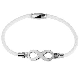 Adelia´s Edelstahlarmband ADELIA´S "Damen Armband Unendlichzeichen aus Edelstahl 18 cm" Armbänder Gr. 18, Edelstahl, silberfarben (silber) Damen