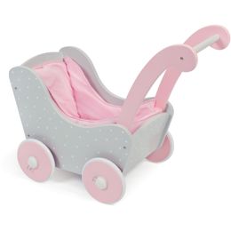 Bayer Chic 2000 Puppenwagen CHIC2000 "Puntos grey" grau (puntos grau) Kinder aus Holz