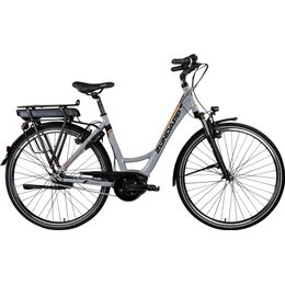 Zündapp E-Bike ZÜNDAPP "X200" E-Bikes Gr. 51cm, 28 Zoll (71,12cm), silberfarben (silber) Pedelec, Elektrofahrrad für Damen u. Herren