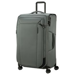 Weichgepäck-Trolley Samsonite "RESPARK 79 EXP" Gr. B/H/T: 48cm x 79cm x 31cm 124 l, sage grau Koffer Trolley, Reisegepäck Weichschalenkoffer TSA-Zahlenschloss