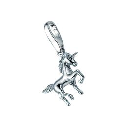 Charm-Einhänger Giorgio Martello MILANO "Einhorn, Silber 925" Charms silberfarben (silber) Damen