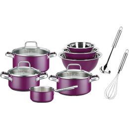 Topf-Set GSW "Magic Color" Töpfe lila (violett) Induktion