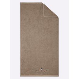 wäschepur Handtuch WÄSCHEPUR Handtücher (Packung) Gr. B/L: 70cm x 140cm,, beige