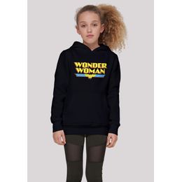 Sweatshirt F4NT4STIC "Hoodie DC Comics Wonder Woman Classic Logo" Gr. 122/128, schwarz Mädchen Sweatshirts Unisex Kinder,Premium Merch,Jungen,Mädchen,Bedruckt