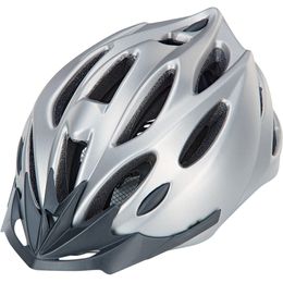 Fahrradhelm Prophete Helme Gr. 58/61 Kopfumfang: 58cm - 61cm, silberfarben (silberfarben/schwarz)