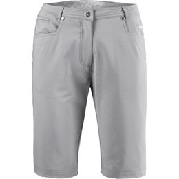 Bermudas DEPROC Active "KENORA URBAN Short & kurze Hose" Gr. 36 (S), Normalgrößen, grau (hellgrau) Damen Hosen In melierter Optik