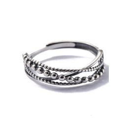 Fingerring Firetti "Schmuck Geschenk Silber 925 Silberring Anti-Stress" Fingerringe Gr. 5,00 g, Silber 925 (Sterlingsilber), 4 mm, silberfarben (silberfarben, schwarz) Damen Made in Germany