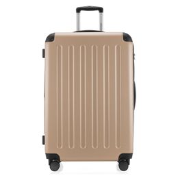 Hartschalen-Trolley Hauptstadtkoffer "Spree, 75 cm" Gr. B/H/T: 50cm x 75cm x 30cm 101 l, beige (champagner) Koffer Hartschalen-Koffer Reisegepäck TSA Schloss Volumenerweiterung