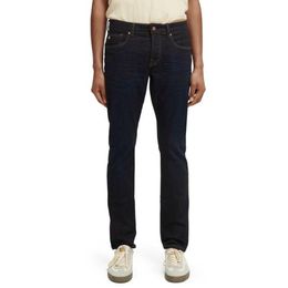 Scotch & Soda Straight-Jeans SCOTCH & SODA "RALSTON" Gr. 28, Länge 32, blau (dark blue denim) Herren Jeans 5-Pocket-Jeans Klassische Denim