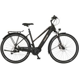 FISCHER BIKE E-Bike FISCHER FAHRRAD "VIATOR 4.2i 711" E-Bikes Gr. 45cm, 28 Zoll (71,12cm), schwarz Pedelec, Elektrofahrrad für Damen u. Herren