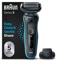 Elektrorasierer Braun "Series 5 51-M1200s" grün (mintgrün) EasyClean, Wet&Dry