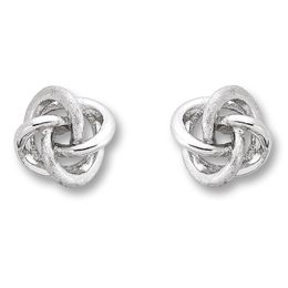 Paar Ohrhänger ONE ELEMENT "Knoten Ohrringe Ohrstecker aus 925 Silber" Gr. Damen, Silber 925 (Sterlingsilber), silberfarben (silber) Damen Silber Schmuck Knoten