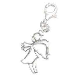 Charm Engel Jobo "Schutzengel" Charms silberfarben (silber 925) Damen 925 Silber