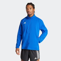 Laufjacke adidas Performance "ADIZERO E JCKT", Herren, Gr. M, blau (royal blau), Obermaterial: 100% Polyester, sportlich, Jacken