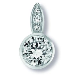 Ketten-Anhänger ONE ELEMENT "Zirkonia Anhänger aus 925 Silber" Schmuckanhänger Gr. mit Zirkonia, Silber 925 (Sterlingsilber), silberfarben (silber) Damen Silber Schmuck