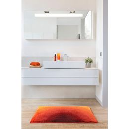 Badematte Grund Badematten Gr. rechteckig (70cm x 120cm),, orange