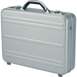 Business-Koffer FIXBAG "Aluminiumkoffer Attaché, silberfarben" Gr. B/H/T: 45,5cm x 34cm x 11cm, silberfarben Herren Koffer mit Laptopfach