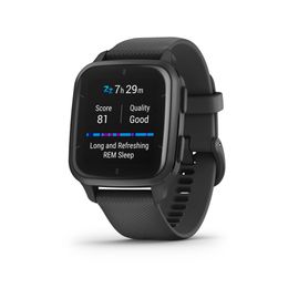 Smartwatch Garmin "VENU SQ 2 Music" Smartwatches schwarz