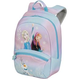 Kinderrucksack Samsonite "Disney Ultimate 2.0, S+, Frozen" Gr. B/H/T: 26cm x 35cm x 15cm, bunt (frozen), Kinder, Polyester, Rucksäcke, Kindergartenrucksack Kinderfreizeitrucksack Kinder-Backpack