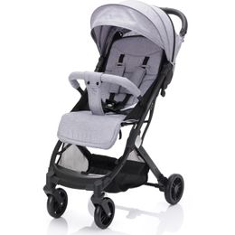 Kinder-Buggy fillikid "Styler, hellgrau melange" grau (hellgrau melange) Baby Kinderwagen mit Trolleygriff