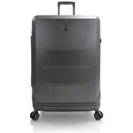 Hartschalen-Trolley Heys "EZ Fashion, 76 cm" Gr. B/H/T: 52cm x 76cm x 32cm 120 l, grau (dunkelgrau) Koffer Reisegepäck, Aufgabegepäck, groß, TSA Zahlenschloss