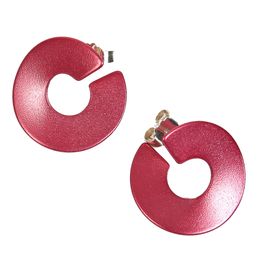 Paar Ohrstecker DeMarie "eloxiertes Aluminium rosafarben" Gr. ONE-SIZE, Metall, pink (fuchsia) Damen Ohrringe Ohrstecker Ohrschmuck