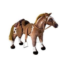 Stehpferd Heunec "Cowboy-Pferd stehend" Stehtiere braun (braun, weiß) Kinder mit Sound