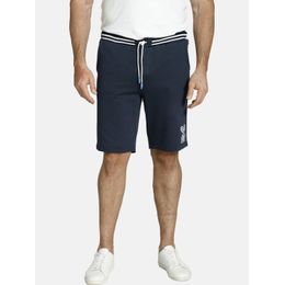 Sweatbermudas CHARLES COLBY "Sweatbermuda BARON POLLOCK", Herren, Gr. XXL, blau (dunkelblau), Obermaterial: 100% Baumwolle CO., klassisch, comfort fit kurz, Hosen