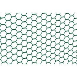 Alberts Sechseckgeflecht Zaunelemente 10 m Gesamtlänge, 100 cm Höhe, 13 mm Maschenweite Gr. H/L: 100cm x 10 m, grün