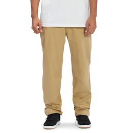 Chinos DC Shoes "Worker Relaxed" Gr. 33(M/L) / Länge 34(L), Länge 32, beige (incense) Herren Hosen