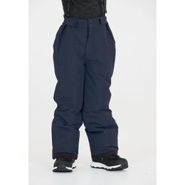 Skihose ZIGZAG "Soho" Gr. 104, EURO-Größen, blau (dunkelblau) Kinder Hosen mit abnehmbaren Hosenträgern