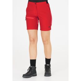 Shorts WHISTLER "Salton" Gr. 44, EURO-Größen, rot (dunkelrot) Damen Hosen mit praktischer Stretchfunktion