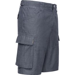 Shorts Ragwear "Merly Linen" Gr. 30, Normalgrößen, blau (indigo), Herren, Material: 65% Baumwolle, 35% Leinen, Hosen, Kurze Leinenhose in Cargo-Optik