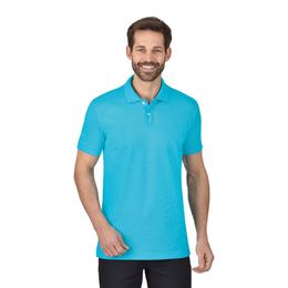 Poloshirt TRIGEMA Gr. M, blau (azur) Herren Shirts