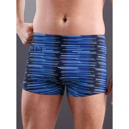 Badehose feel good Gr. 6, Normalgrößen, blau (royalblau, himmelblau, bedruckt) Herren Badehosen