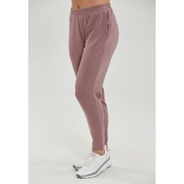 Sweathose Endurance "Timmia", Damen, Gr. 36, EURO-Größen, rosa (altrosa), 51% Polyester, 44% Modal, 5% Elasthan, unifarben, casual, Hosen, mit hohem Modal-Anteil