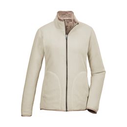 G.I.G.A. by Killtec Fleecejacke "GW 59 WMN FLC JCKT", Damen, Gr. 46, beige (ecru), Oberstoff: Oberseite: 100% Polyester, Rückseite: 100% Polyester, G.I.G.A. DX BY KILLTEC, sportlich, Jacken