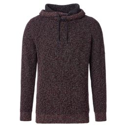 Strickpullover Casamoda "Casamoda Pullover uni" Gr. L, rot (dunkelrot) Herren Pullover