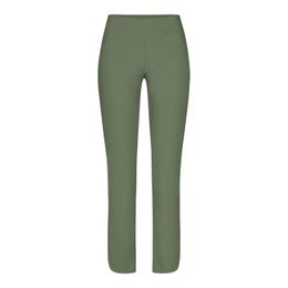 7/8-Hose Stehmann Gr. 38, N-Gr, grün (vetiver,4083) Damen Hosen mit Seitenschlitzen