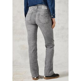 Slim-fit-Jeans Cecil Gr. 28, Länge 30, grau (mid grey wash) Damen Jeans High Waist