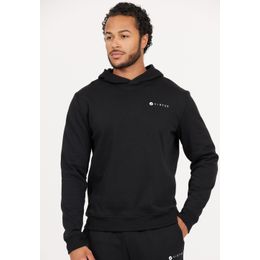 Sweatshirt Virtus "Marten", Herren, Gr. L, schwarz, 45% Polyester, 35% Baumwolle, 20% Polyester, unifarben, normal, ohne Ausschnitt, Sweatshirts Sweatshirt, mit recyceltem Polyester und weicher Baumwolle