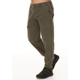 Chinohose WHISTLER "Homer", Herren, Gr. L, EURO-Größen, grün (olivgrün), 97% Baumwolle, 3% Elasthan, unifarben, casual, Hosen, mit bequemem Schnitt