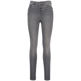 alife and kickin Mom-Jeans ALIFE & KICKIN "Damen LeonoraAK DNM Q" Gr. L, Normalgrößen, blau (steal denim heavy washed) Damen Jeans