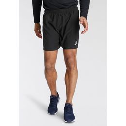 Shorts asics "CORE 7IN SHORT", Herren, Gr. L, N-Gr, schwarz, Obermaterial: 100% Polyester. Futter: 100% Polyester, Hosen