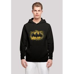 Kapuzenpullover F4NT4STIC "DC Comics Batman Spray Logo" Gr. L, schwarz Herren Pullover Print