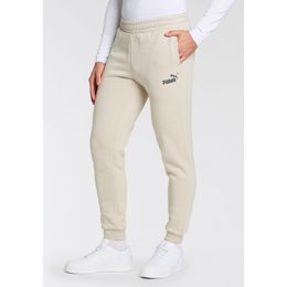 Trainingshose Puma "ESS+ CAMO SWEATPANTS FL CL", Herren, Gr. S, N-Gr, braun (desert dust), Fleece, Obermaterial: 66% Baumwolle, 34% Polyester, bedruckt, sportlich, regular fit normal, Hosen