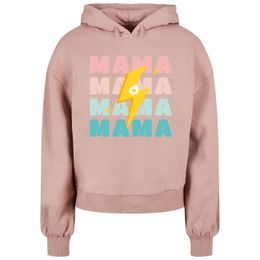 Kapuzenpullover Merchcode "Merchcode Damen Ladies Mothers Day - Mama Oversized Hoody" Gr. S, rosa (duskrose) Damen Pullover