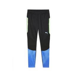 Sporthose Puma "individualFINAL Trainingshose Herren" Gr. L, Normalgrößen, schwarz (schwarz fizzy apple gelb), Herren, Obermaterial: 100% Polyester; Taschenfutter: 100% Polyester; Hinterer Einsatz: 100% Polyester, bedruckt, Hosen