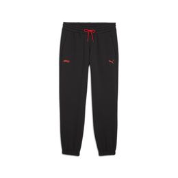 Sporthose Puma "F1 ESS Fleece Jogginghose Herren" Gr. L, Normalgrößen, schwarz (black) Herren Hosen